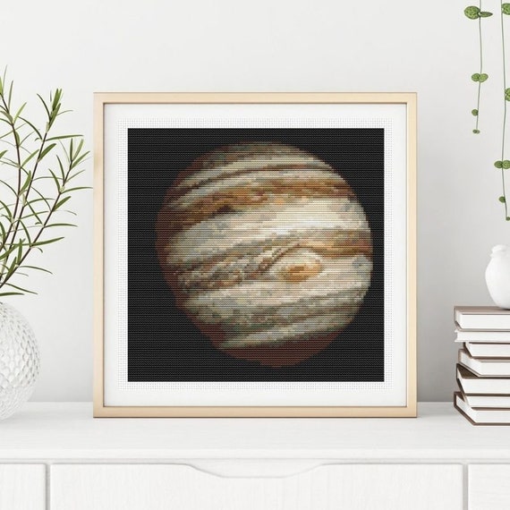 Jupiter Cross Stitch Pattern Planetary Series - Etsy