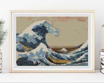 Cross Stitch Wave - Etsy