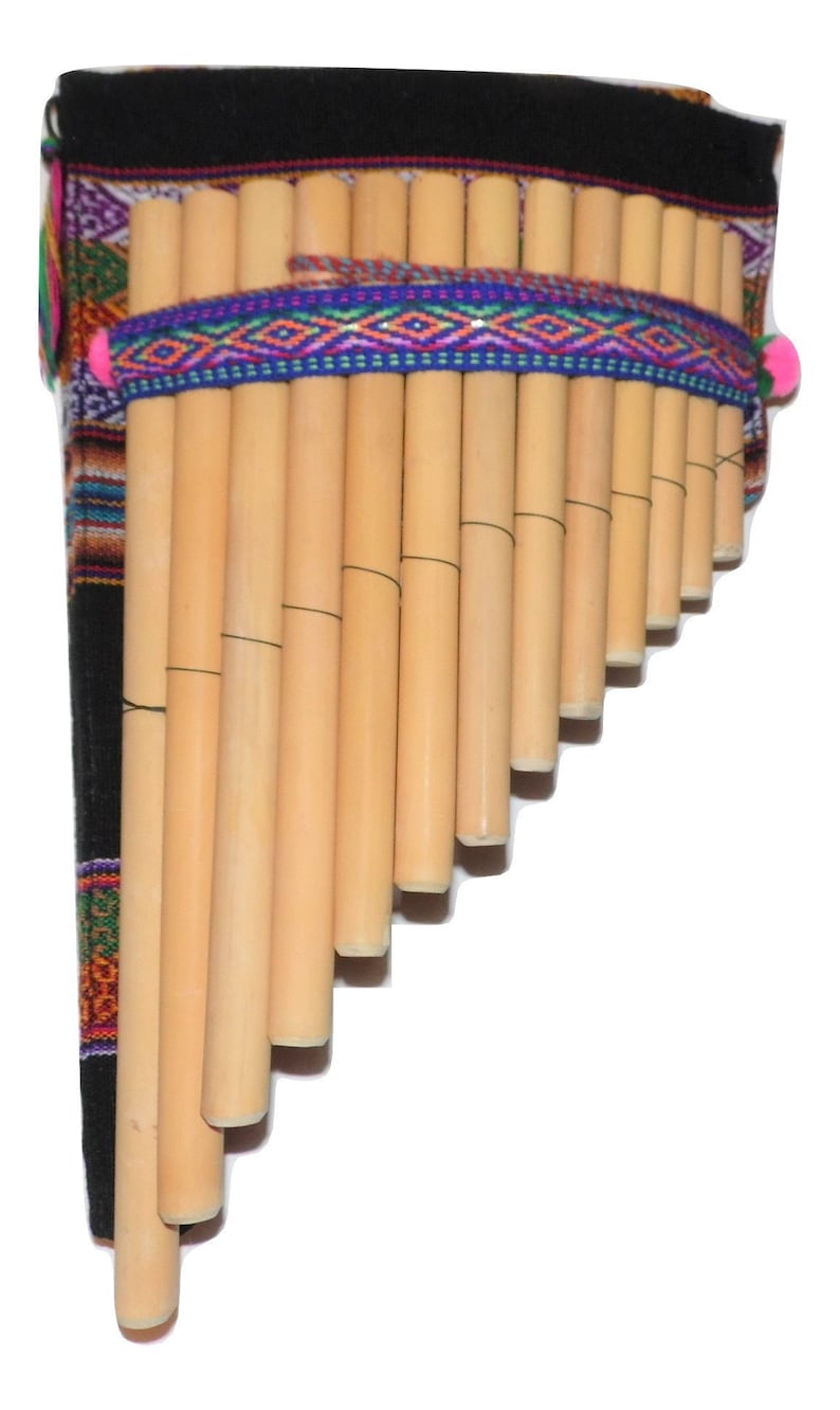 Artesanal Pan Flute 13 Pipes From Peru - Case Included - Item in USA ...