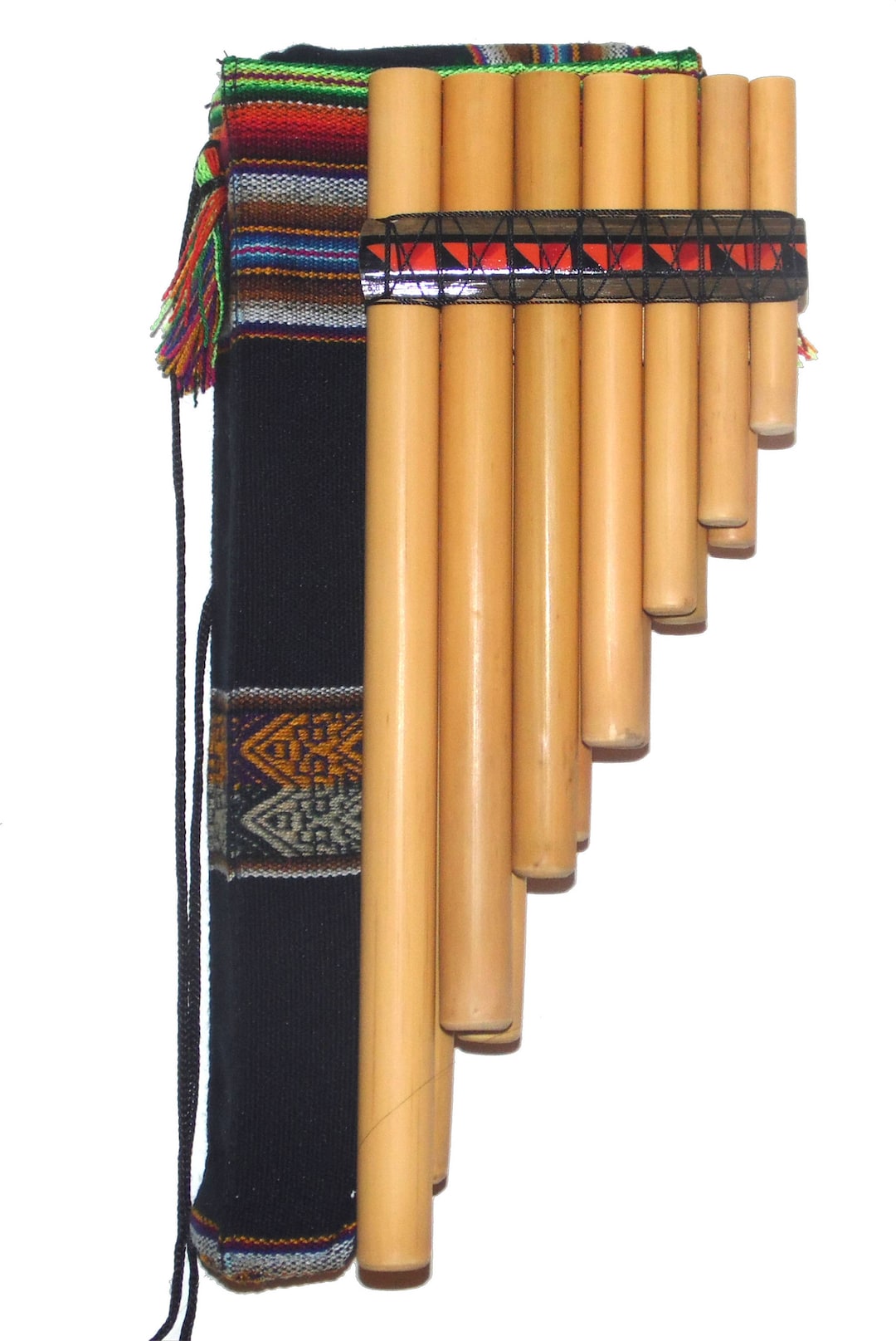 Zampona Malta 13 Pipes Bamboo Zampona From Peru - Zampona Tuned Case ...