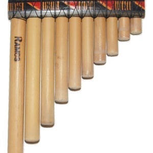 Small Pan Flute Antara 10 Pipes Case Included-item in USA - Etsy
