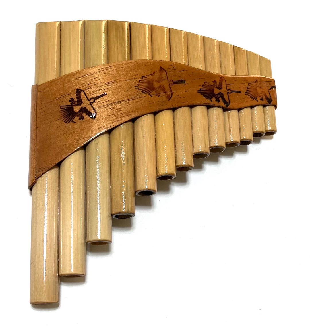 Pan Flute 13 Pipes Bamboo Panflute - Tuned Panflute Handmade Panflute ...