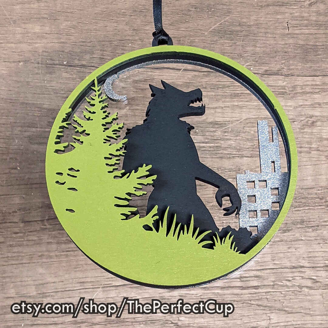 Werewolf Ornament, Michigan Dogman, Wolfman, Beast of Bray Road ...