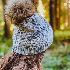 Crochet Beanie Pattern / Haystack Beanie / Crochet Pattern / Textured ...