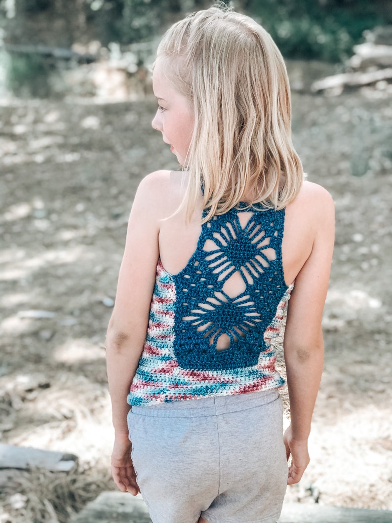 Childrens Tank Top Pattern / Children's Lacy Lotus Tank - Etsy