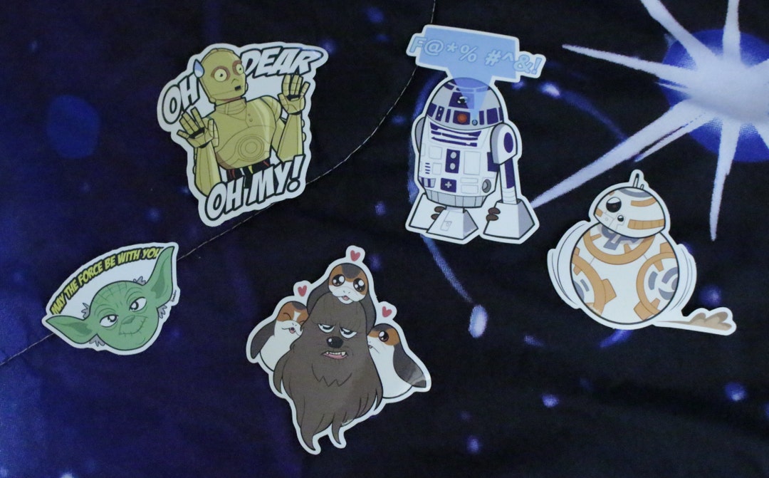 Star Wars Stickers - Etsy