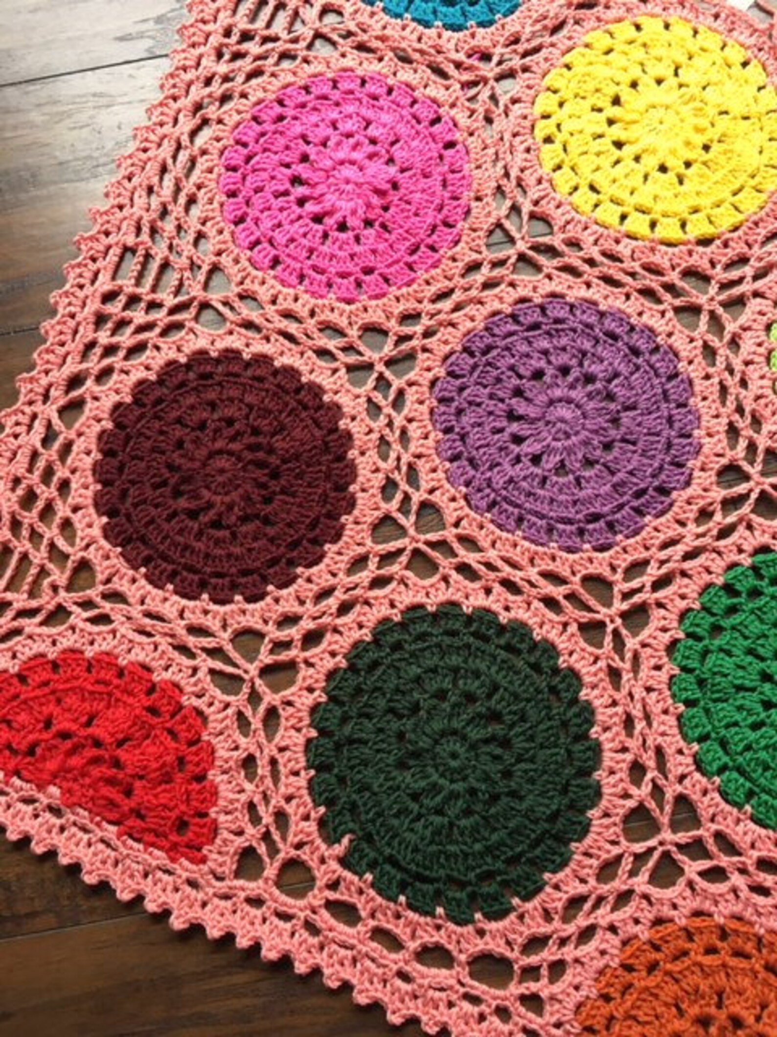 EASY CROCHET BLANKET Pattern/flower Blanket/crochet | Etsy