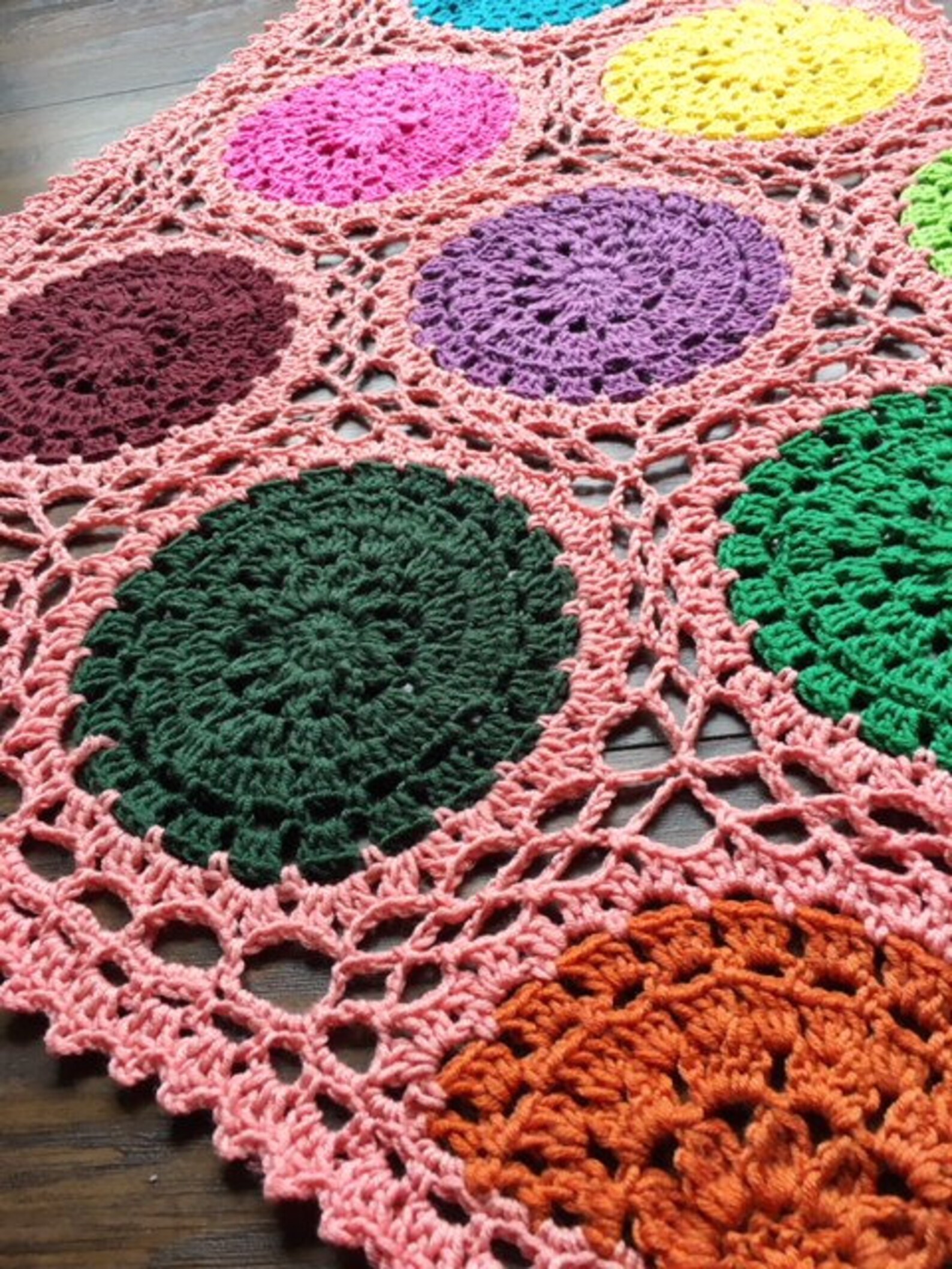 EASY CROCHET BLANKET Pattern/flower Blanket/crochet | Etsy