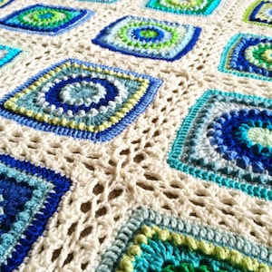 Celtic Lace Join PATTERN, PDF Joining Granny Squares Tutorial, Zen ...
