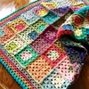 COLOR RIOT BLANKET Patterns/crochet Baby Blanket/crochet Blanket ...