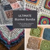 CROCHET PATTERN BUNDLE - 5 Pdfs With Over 100 Squares Designed to Mix ...