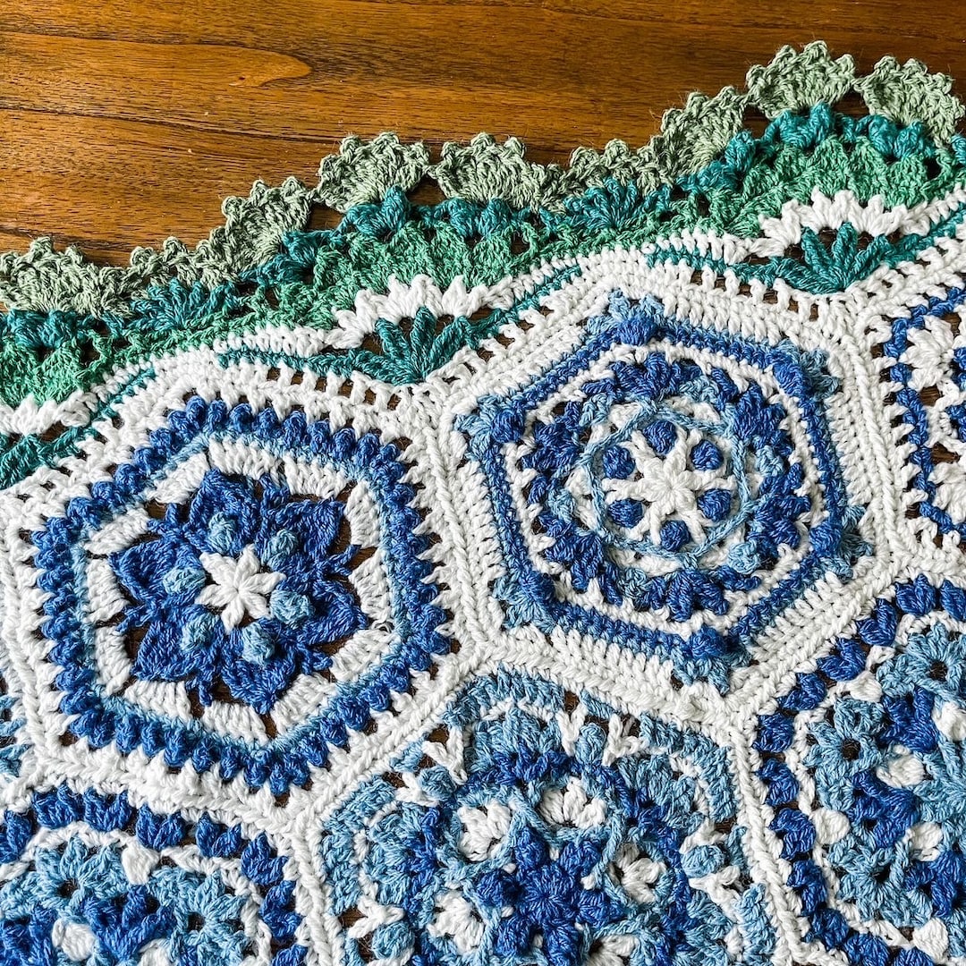 Heirloom Collection Blanket Crochet PATTERN, Zen Motif Crochet Tutorial ...