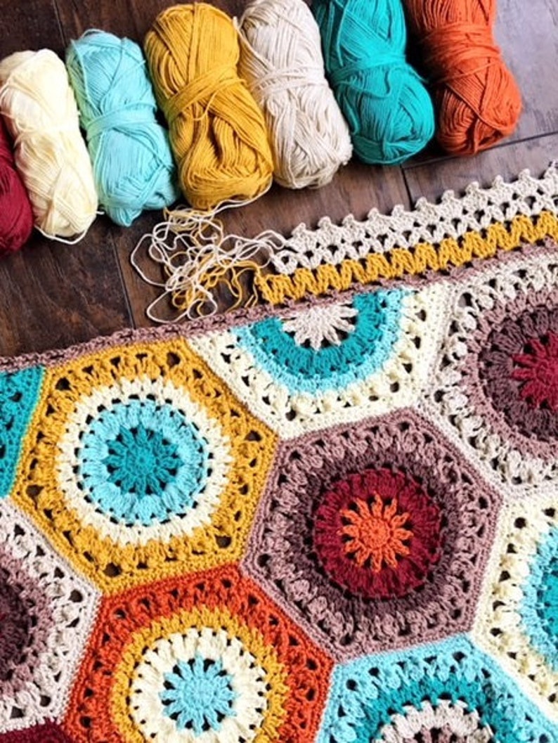 Southwestern Crochet PATTERN Native American Crochet Blanket - Etsy