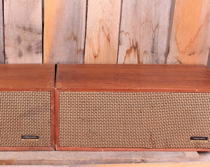 Vintage Realistic Solo 4 Stereo Speakers 8 OHM - Etsy