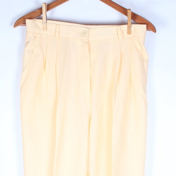 Light Yellow Linen - Etsy