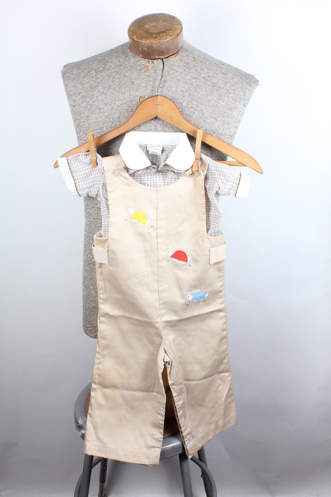 1980's Child's Baby Togs Creation Brand Brown Playset Romper Turtle ...