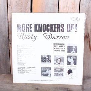 1965 Rusty Warren More Knockers Up! Vintage Comedy Adult Record LP ...