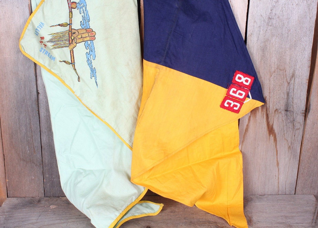 Vintage Cub Scout Boy Scout Uniform Neckerchief Handkerchief Troop 368 ...