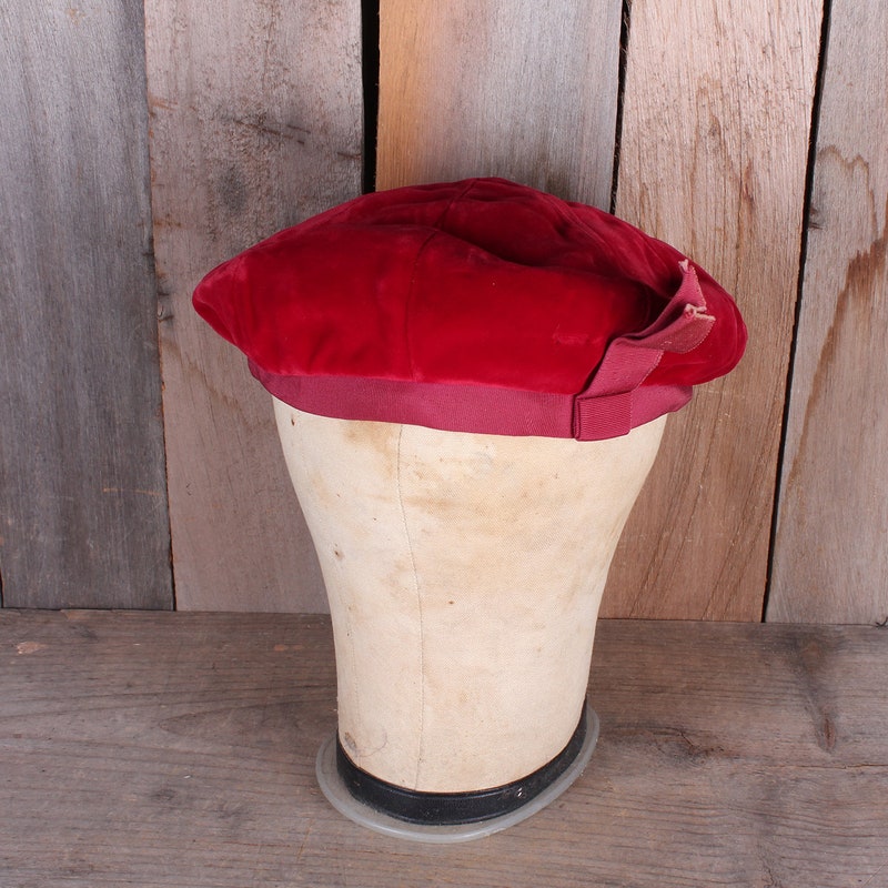 Velvet Beret - Etsy