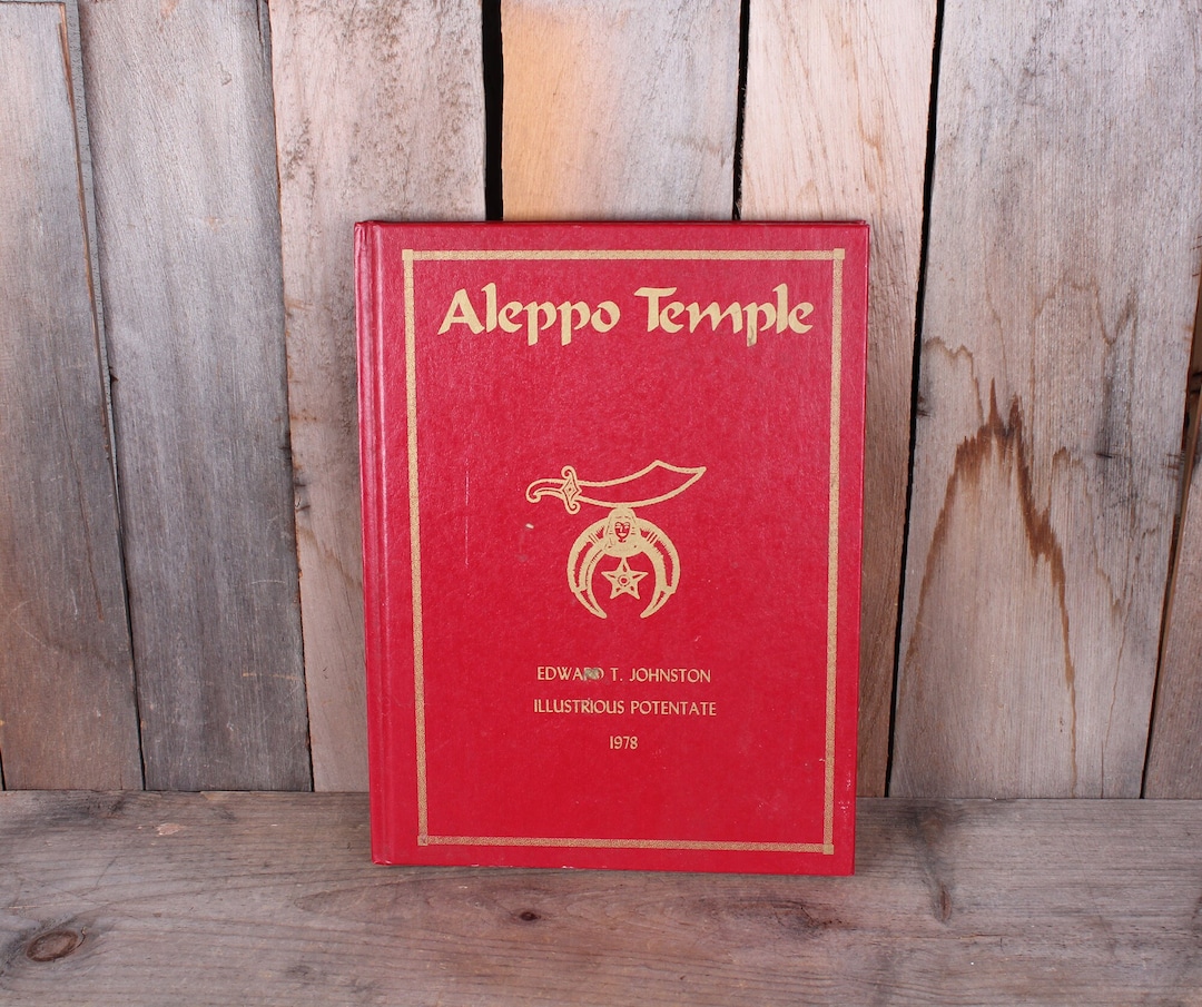 1978 Aleppo Temple Shriner Masonic Year Book Wilmington MA Fraternal ...