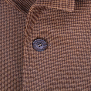 Vintage Crownwear Brand 1960's Era Men's Brown Black Checked Dress ...