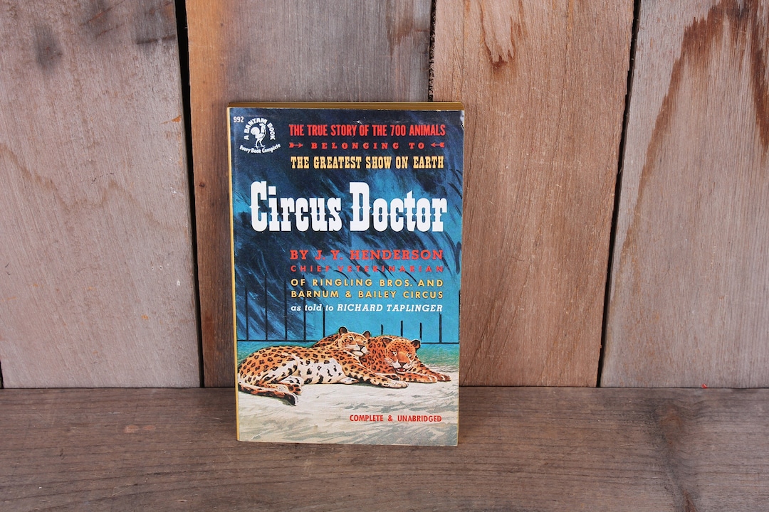 1951 Circus Doctor Vintage Pulp Novel Mid Century Circus Doctor ...