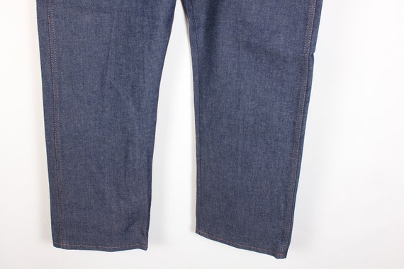 Vintage Rustler Brand NOS Men's Dark Denim Work Wear … - Gem