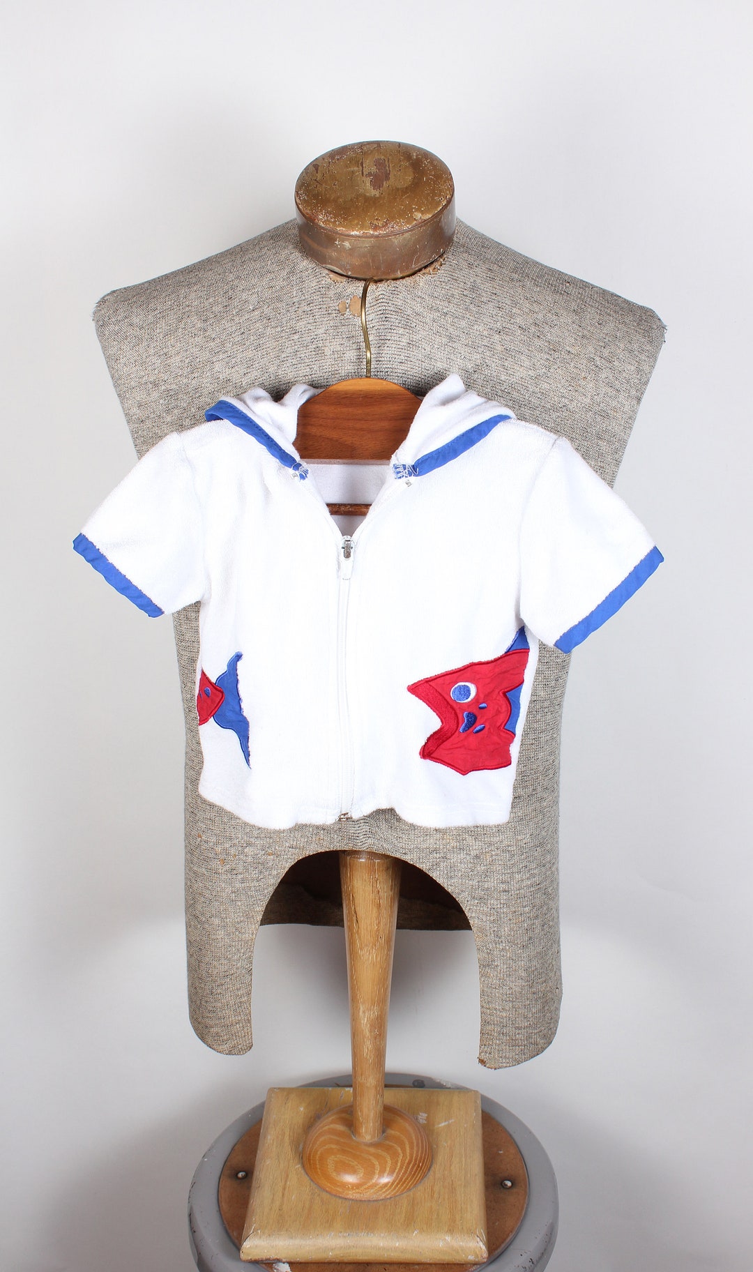 1980's Era Isababies by Isabella Brand Terrycloth Fish Nautical ...