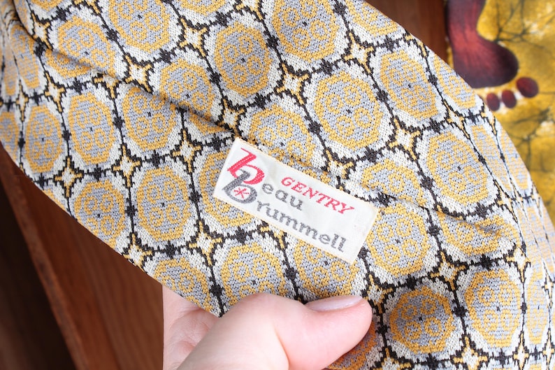 Lot 4 1970's Wide Tacky Men's Neck Ties Necktie Lot Polyester Plaid ...