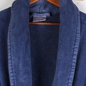 1980's Lucia Minelli Brand Men's Blue Terrycloth Thick Winter Bath Robe ...