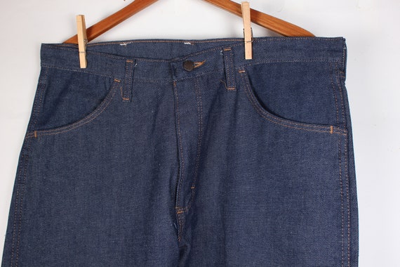 Vintage Rustler Brand NOS Men's Dark Denim Work Wear … - Gem