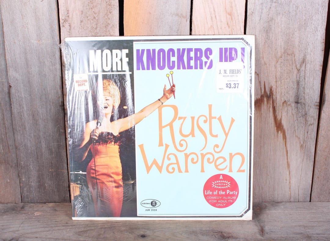 1965 Rusty Warren More Knockers Up! Vintage Comedy Adult Record LP ...