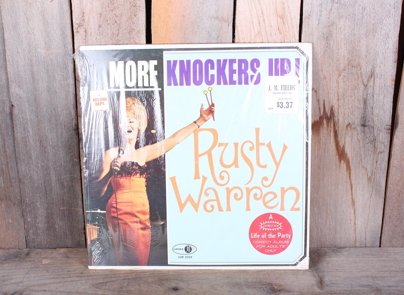 1965 Rusty Warren More Knockers Up! Vintage Comedy Adult Record LP ...