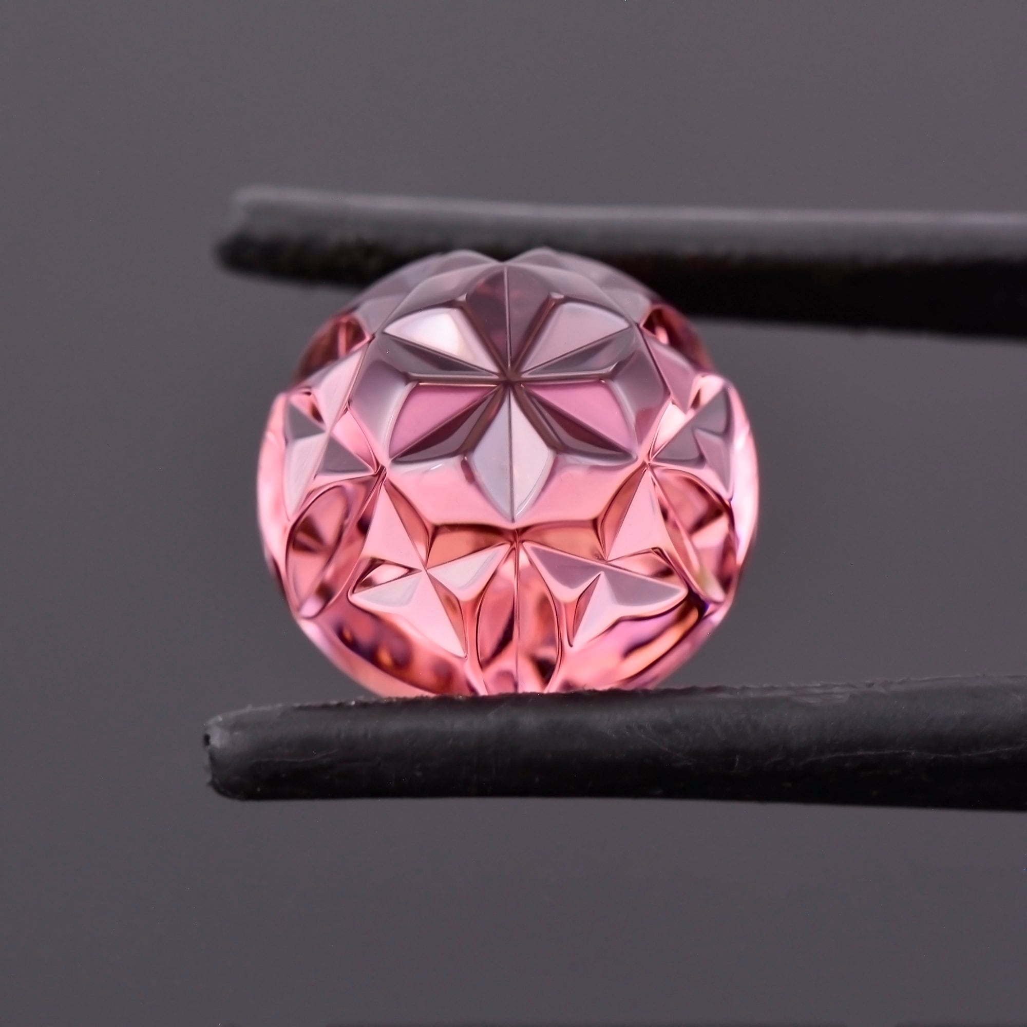 Exquisite Pink Tourmaline Optic Bloom Gemstone 10.21 Cts. 13 - Etsy