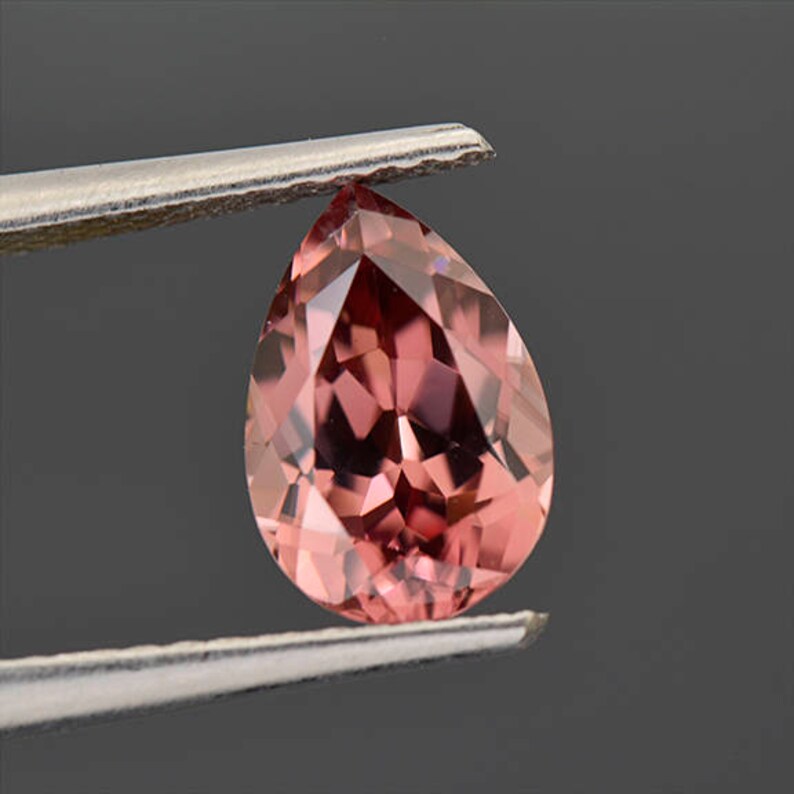 Excellent Pink Champagne Zircon Gemstone from Tanzania 2.15 | Etsy