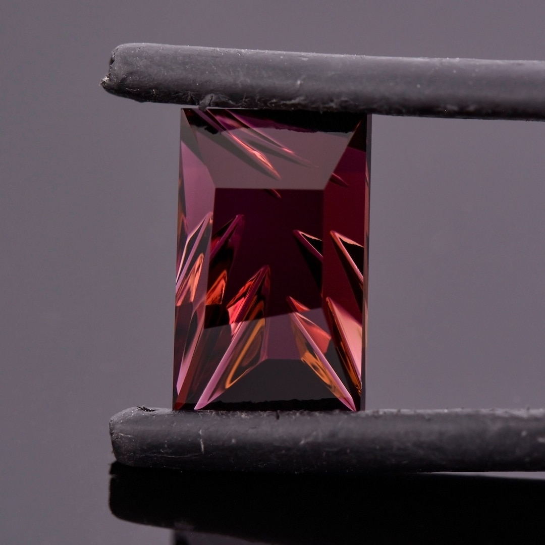 Pretty Maroon Tourmaline Gemstone From Nigeria, 3.23 Cts., 11x7 Mm ...