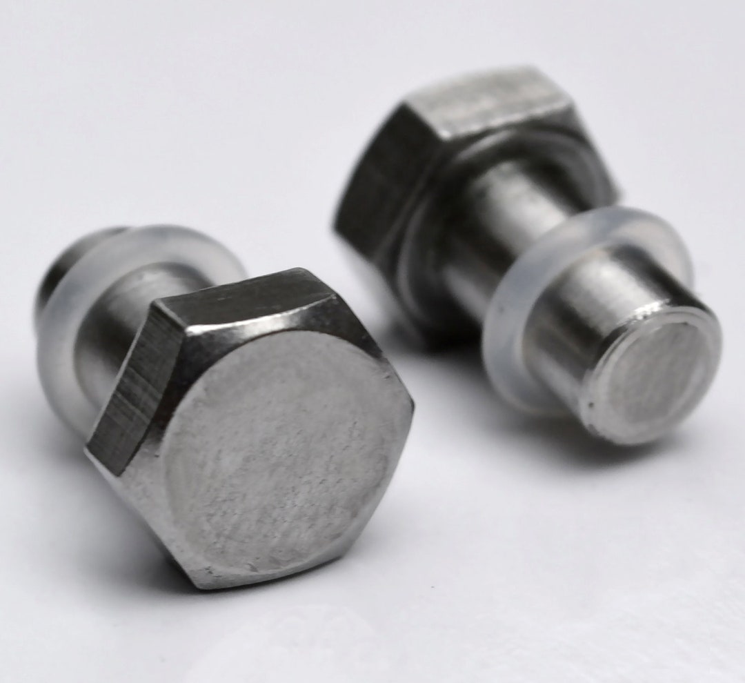 2 Gauge Bolt Plugs - Body Jewelry for Stretched Ears - Etsy