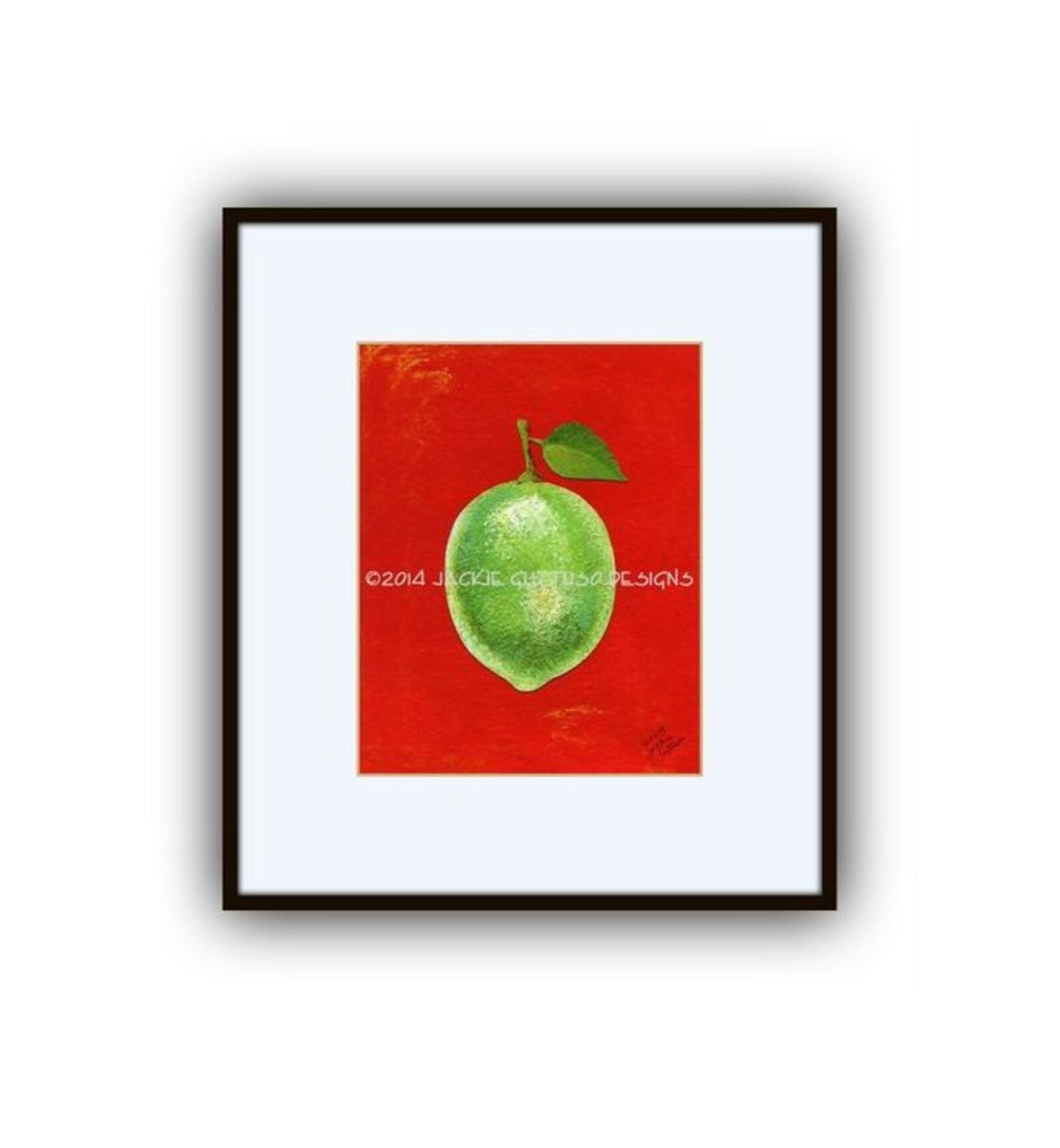 Lime Art 8 X 10 Giclee Print, Lime Green Citrus Kitchen Wall Art ...