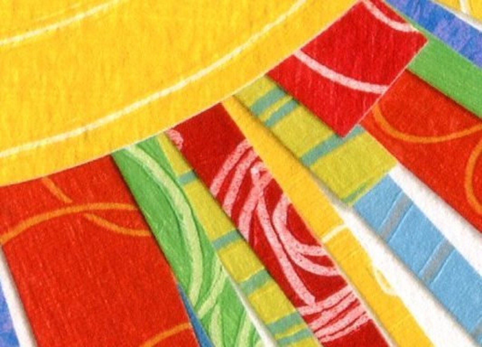 Sun Collage Print 5 X 7, Giclee, Colorful Sun Art, Acrylic Sun Painting ...