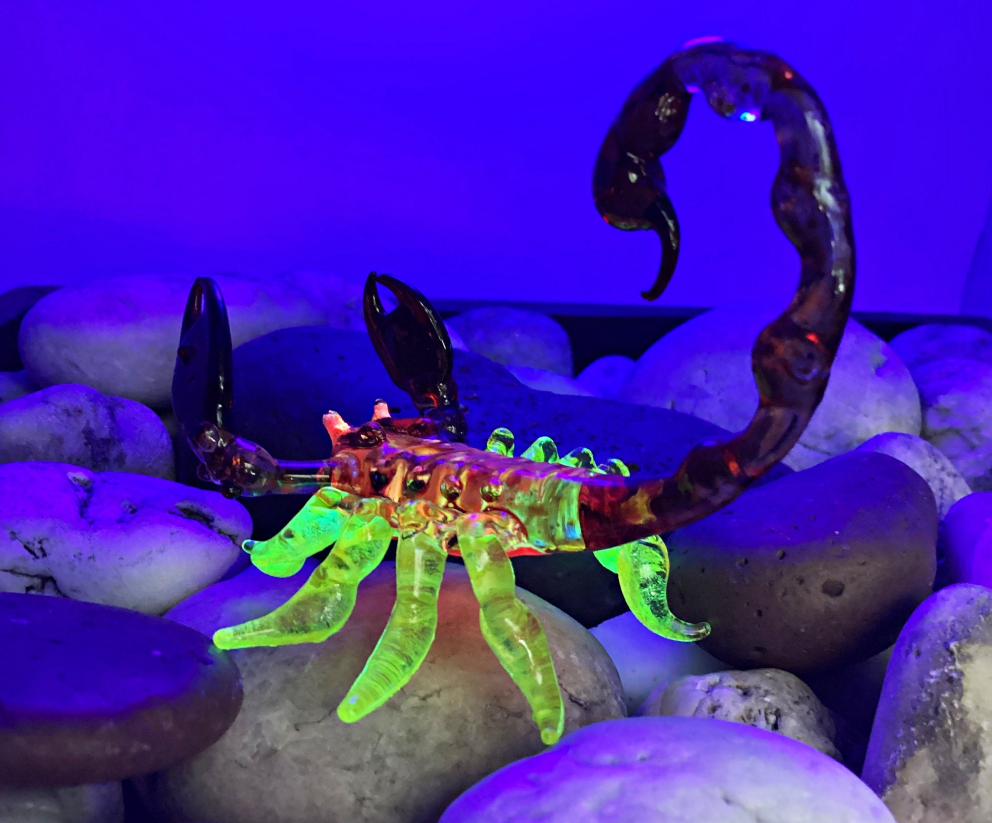 Brown Glow in the Dark Magic Scorpion Figurine Animals Farmhouse ...