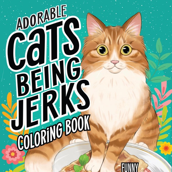 Cat Coloring - Etsy