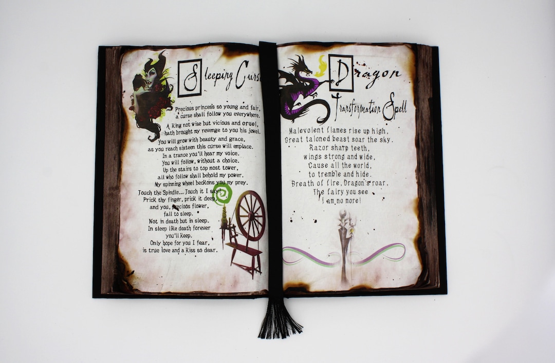 Sleeping Curse and Dragon Transformation Spell Halloween Decor Spell ...