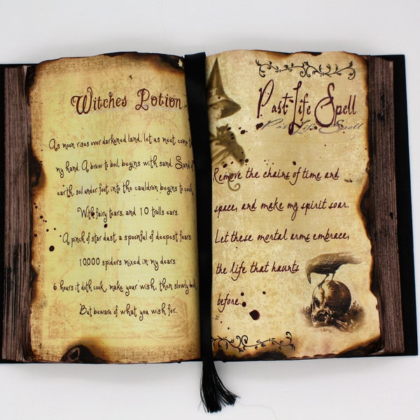 Real Spell Book - Etsy