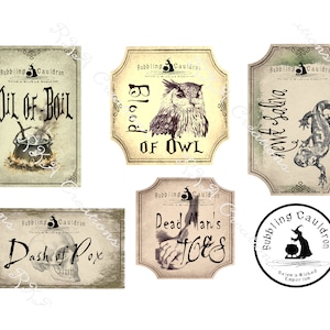 Hocus Pocus Inspired Potion Labels - Etsy
