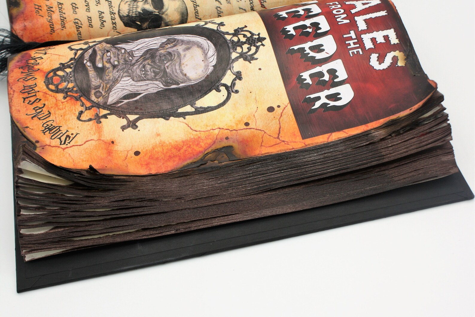 Crypt Keeper Spooky Halloween Book Decor - Etsy