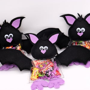 Vampire Bat Candy Treat Bags (set of 3) - Etsy
