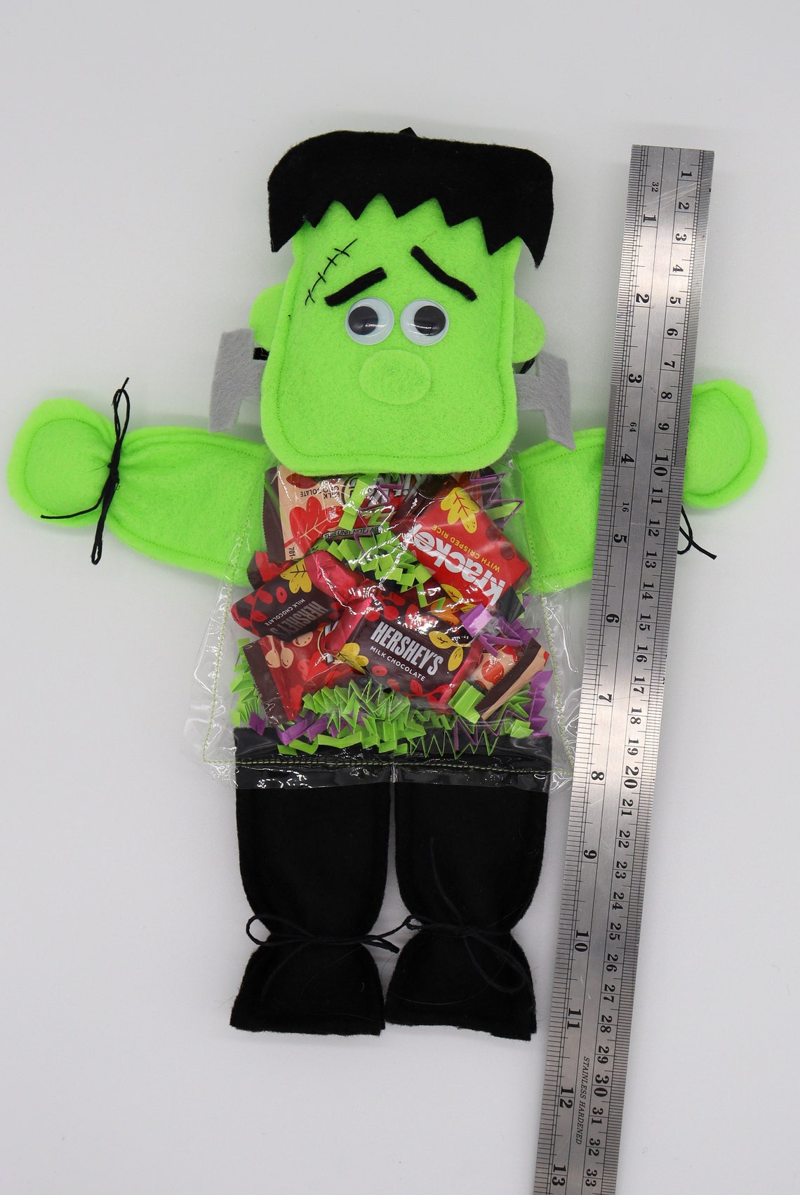 Frankenstein Monster Candy Treat Bags (set of 3) - Etsy