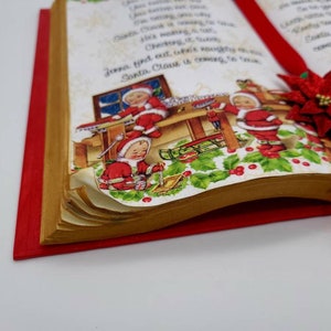 Santa Claus is Coming to Town Display Decor Book - Etsy