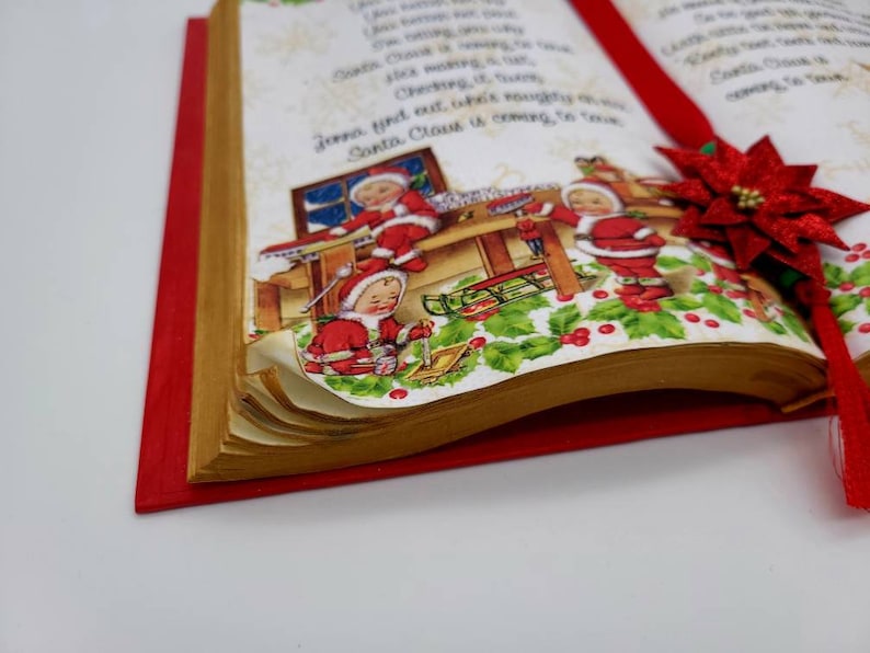 Santa Claus is Coming to Town Display Decor Book - Etsy