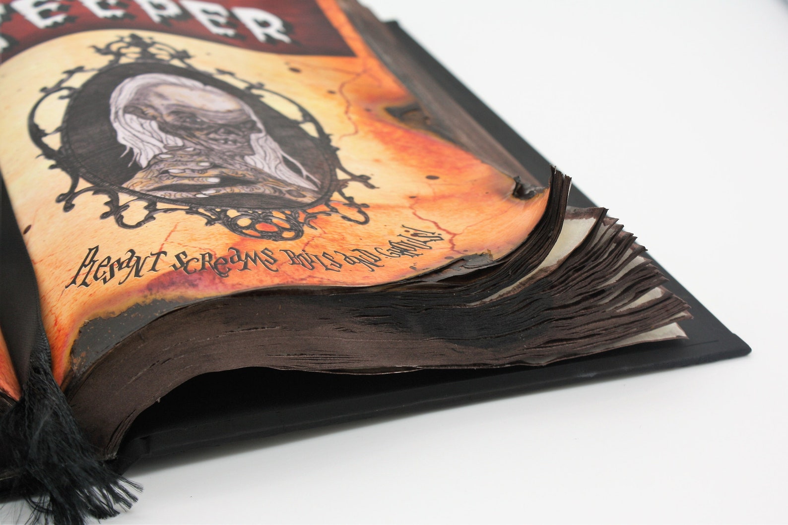 Crypt Keeper Spooky Halloween Book Decor - Etsy